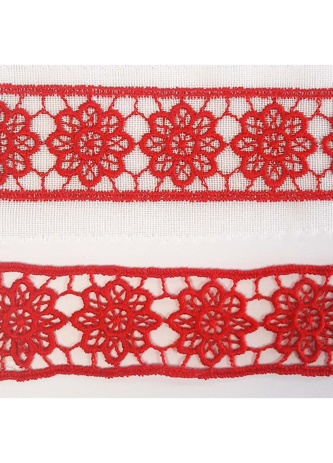 Broderie d'enlevage thermofusible - Dentelle et Macramé