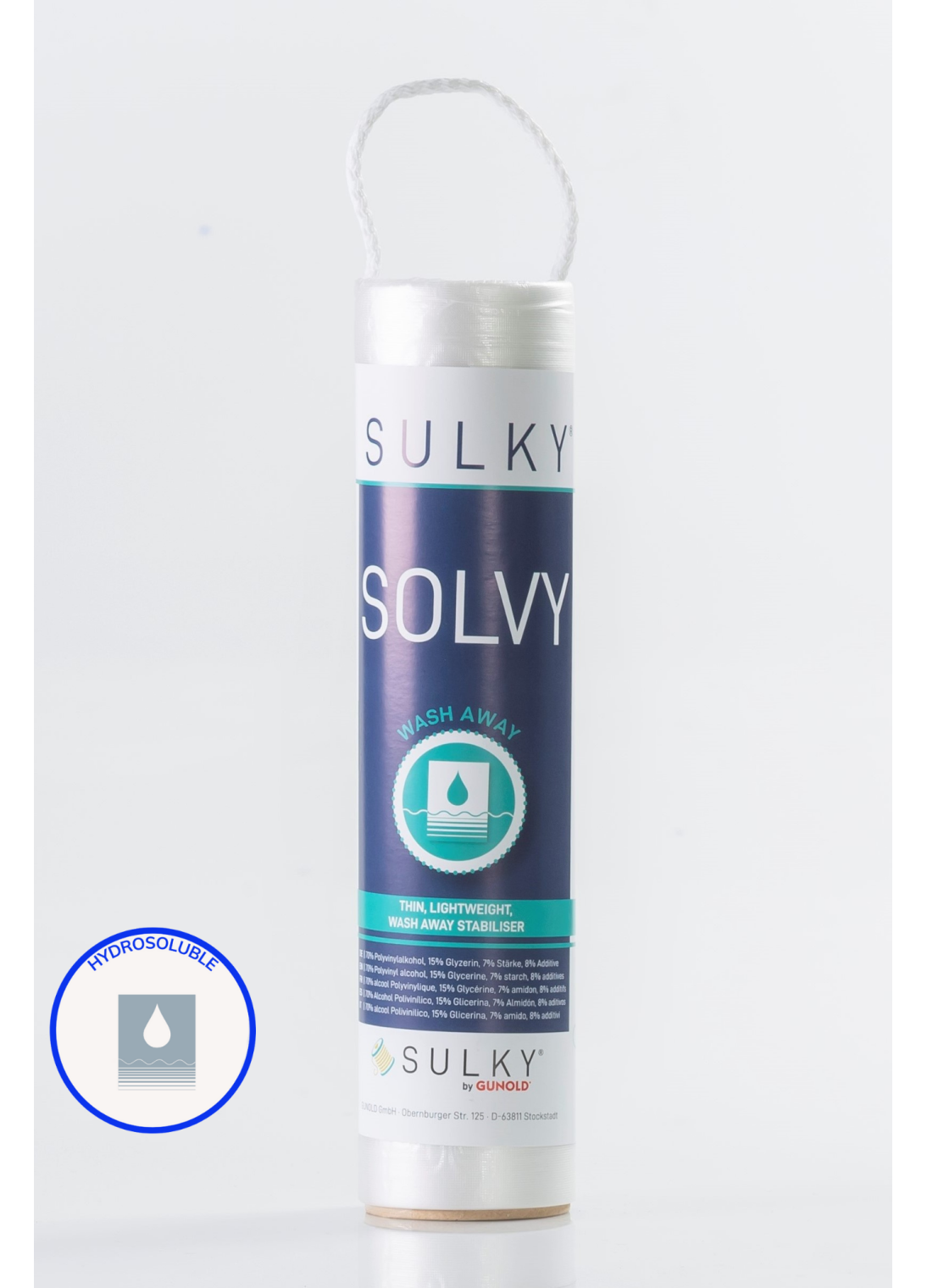 Film hydrosoluble - SOLVY - SULKY by Gunold | Le fil de vos idées